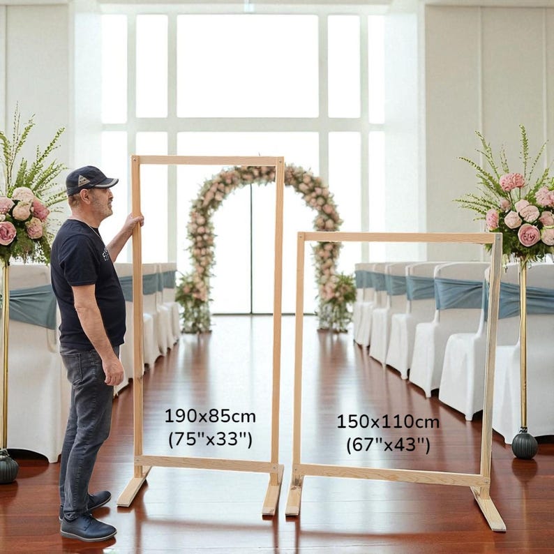 Natural Wood Sign Frame, Rustic Menu Display, Wedding Seating Chart ...