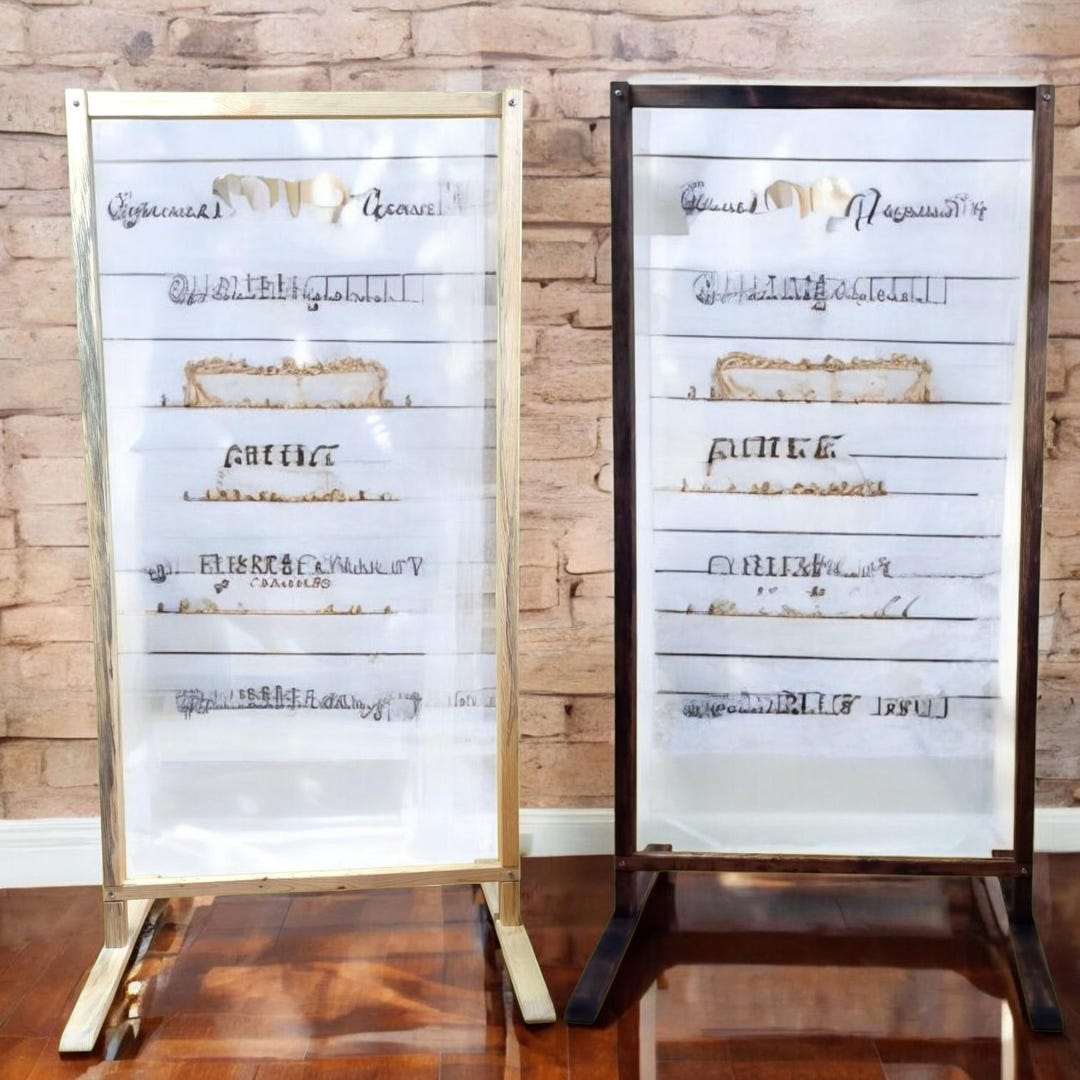 Wedding Sign, Wooden Sign Frame, Natural Sign Frame, Personalized ...
