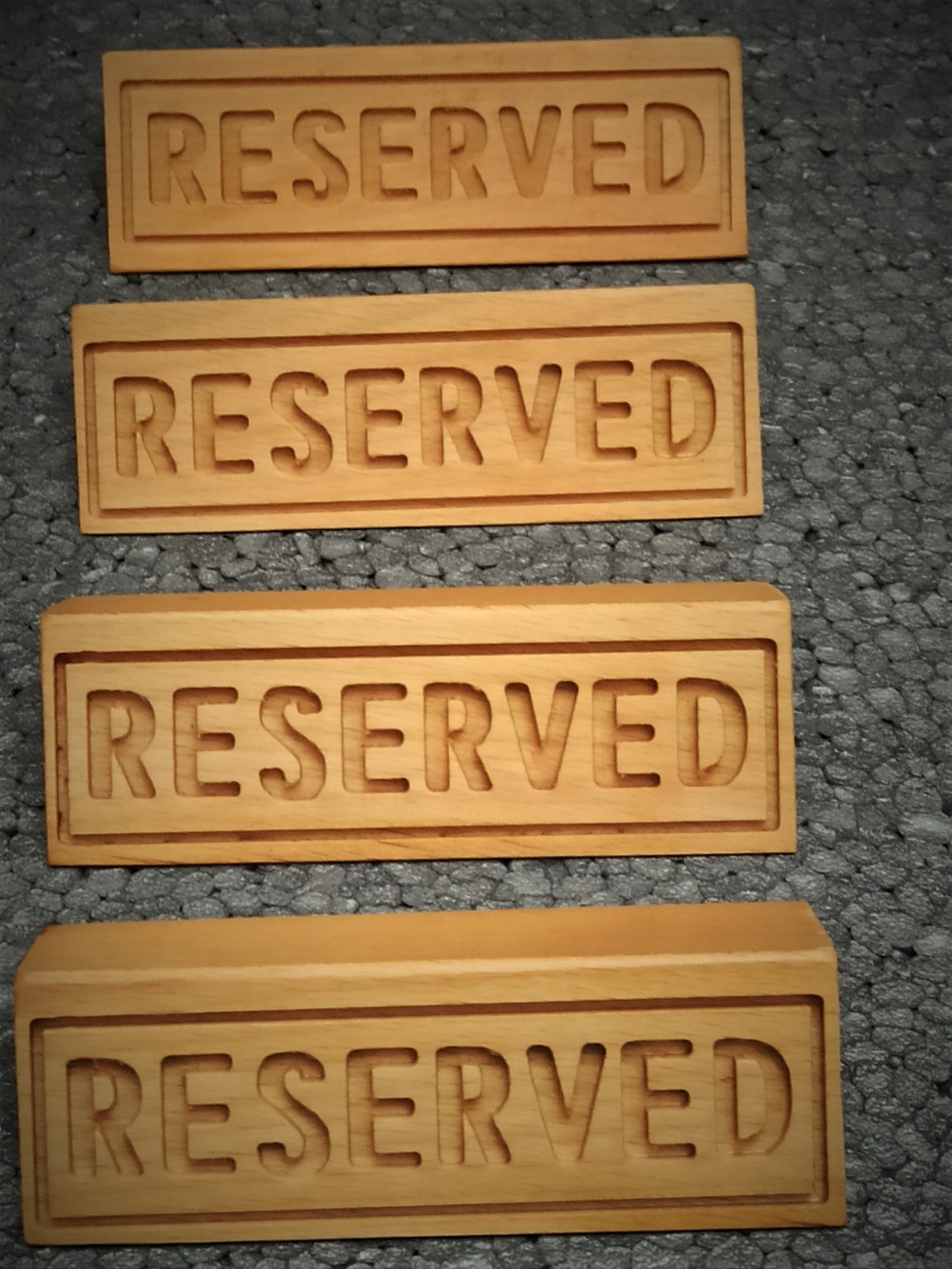 Wooden Reserved Sign - Etsy