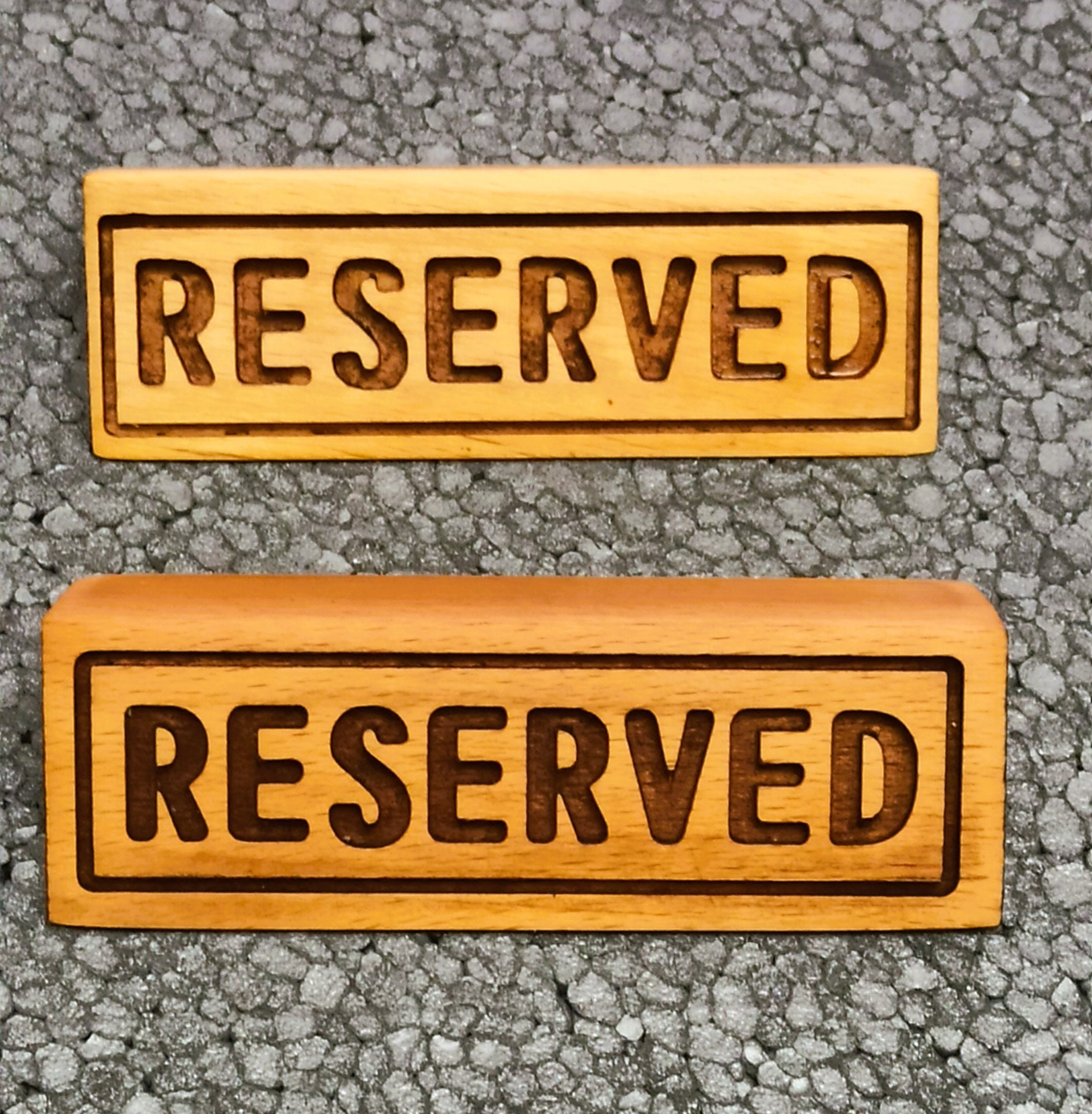 Wooden Reserved Sign - Etsy