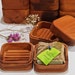 Wooden Soap Dish Box Beech and Pine Tree Travel Wood Soap - Etsy