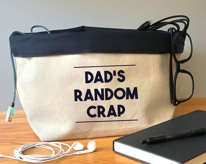 Personalised Random Crap Storage Organiser, Father's Day Gift ...
