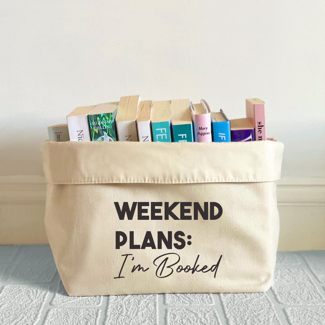 Weekend Plans: I'm Booked Book Organiser Reading Gift - Etsy UK