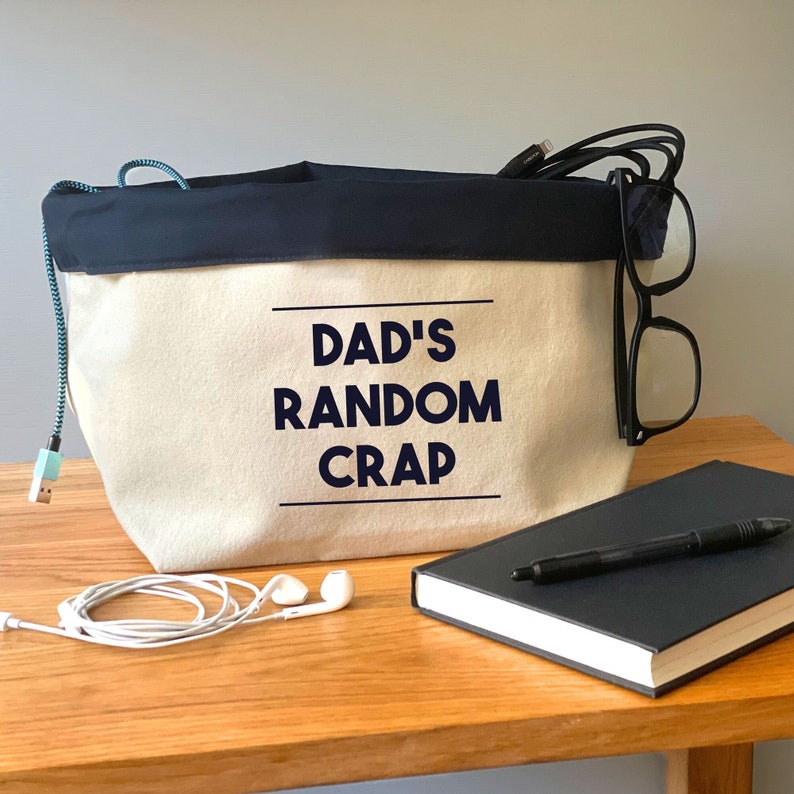 Personalised Random Crap Storage Organiser, Father's Day Gift ...
