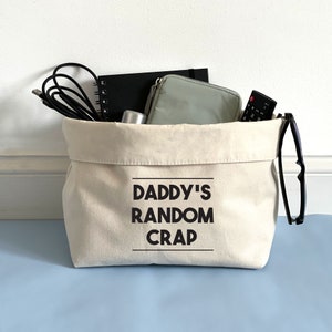 Personalised Random Crap Storage Organiser, Father's Day Gift ...