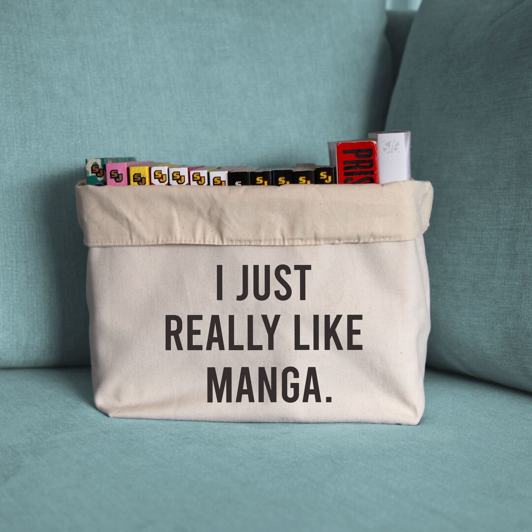 I Just Really Like Manga Storage Organiser, Manga Basket, Manga Storage ...