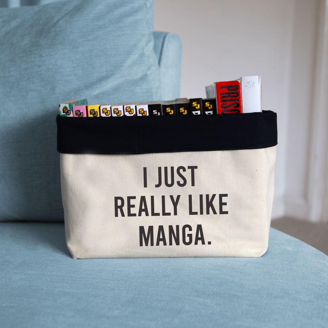 I Just Really Like Manga Storage Organiser, Manga Basket, Manga Storage ...