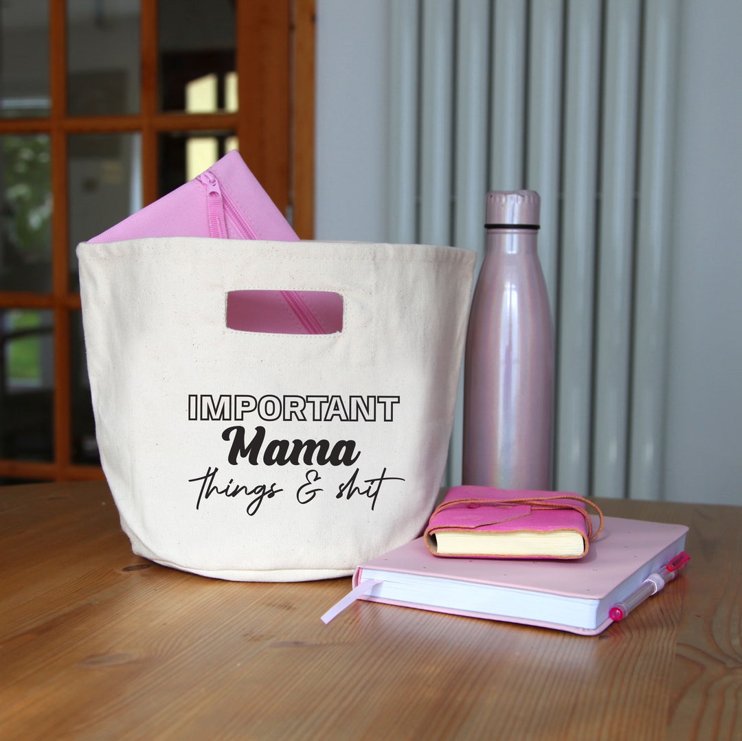 Personalised Important Things Funny Storage Basket, Personalised Mum ...