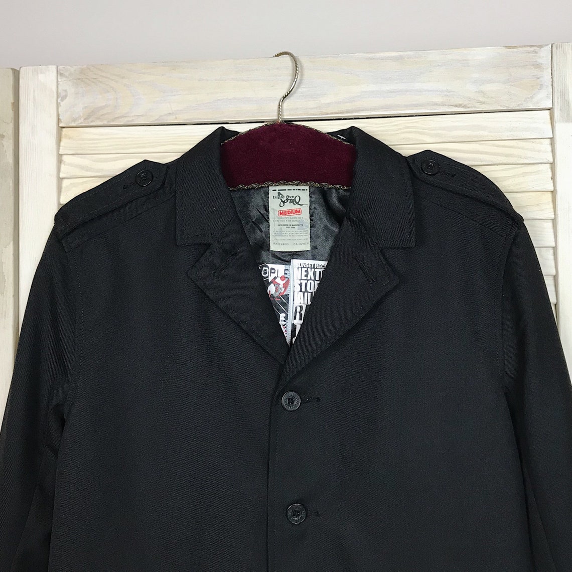 Vintage TRIPLE FIVE SOUL Men’s Street Jacket Funky Punk Rocker Jacket ...