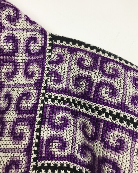 Vintage Miao Hmong Handmade Cross Stitch Reversible J… - Gem