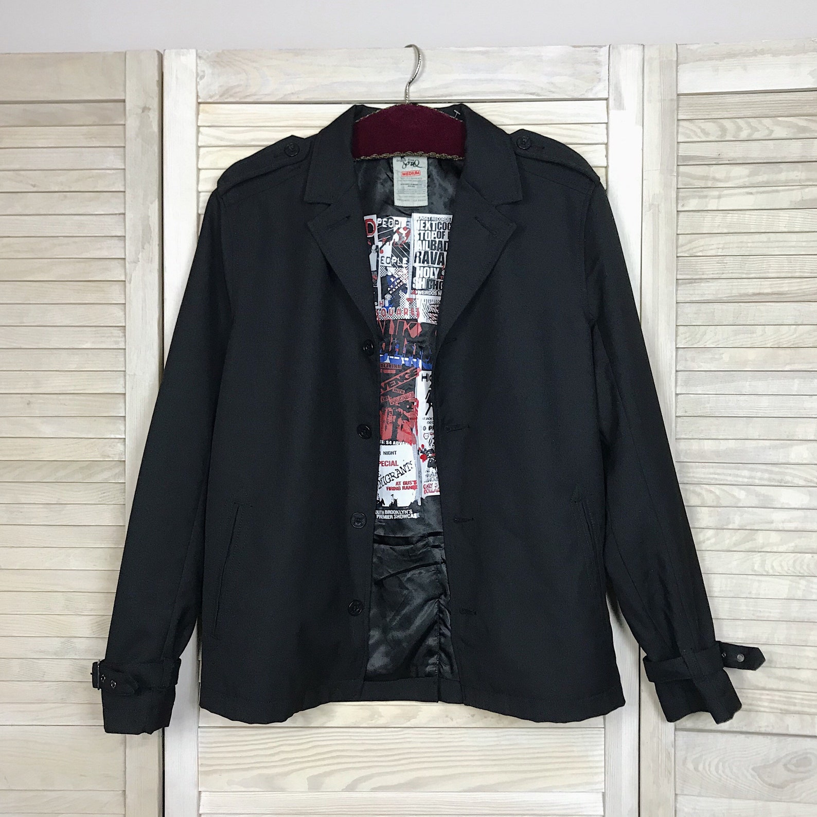 Vintage TRIPLE FIVE SOUL Men’s Street Jacket Funky Punk Rocker Jacket ...