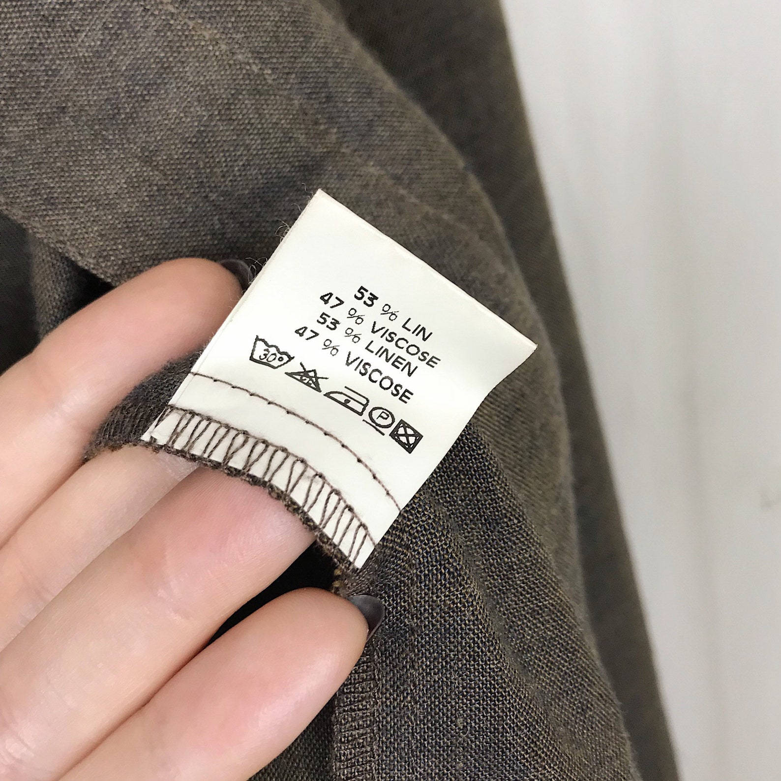 Vintage Linen Short Light Jacket Daniel Boudon Formes Paris Boho Bomber ...