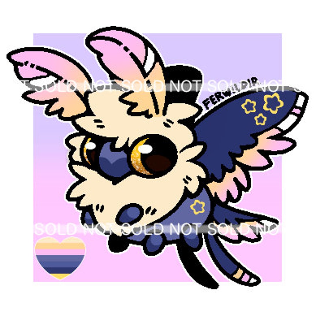Tiny Moth Adoptable Chibi OC Reference - Etsy