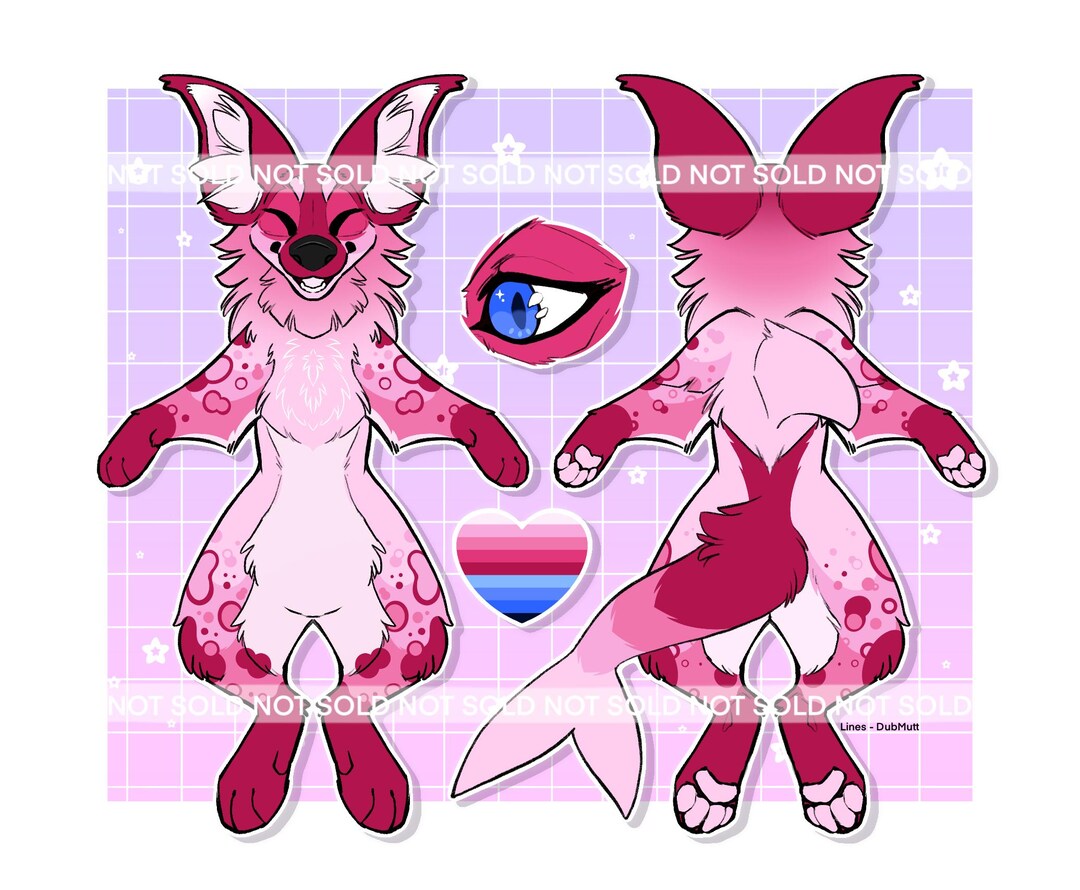 Manokit Reference Fursona Adopt Full Reference ref Sheet - Etsy