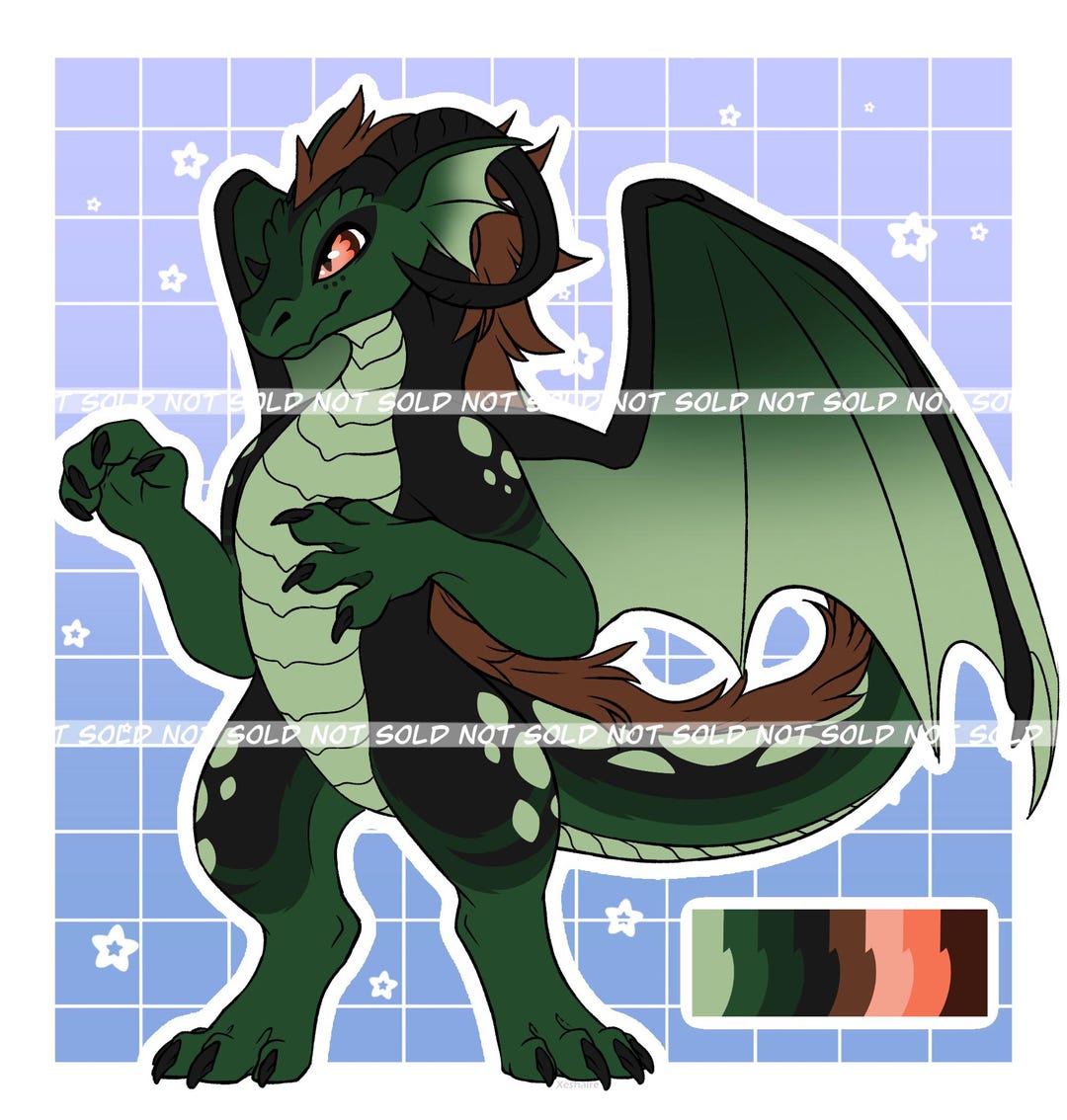 Kobold Reference Fursona Adopt - Etsy