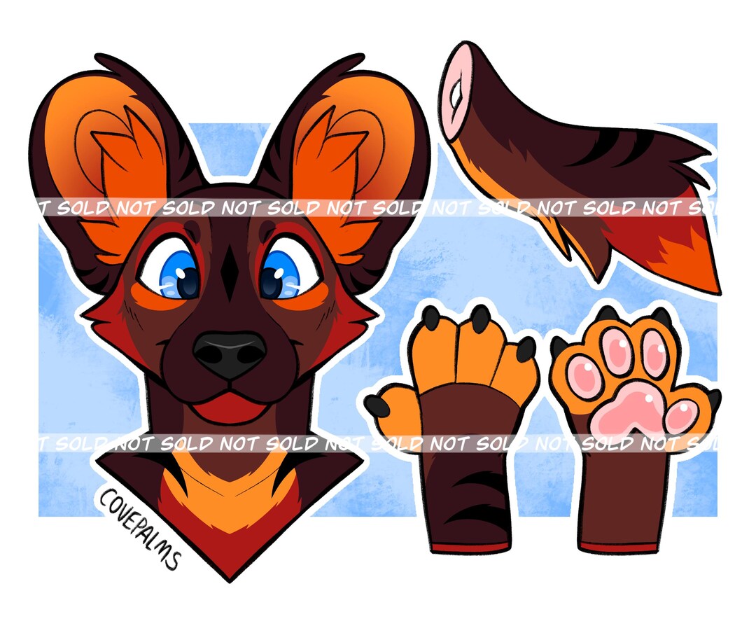 AWD Partial Fursuit Adopt Reference - Etsy