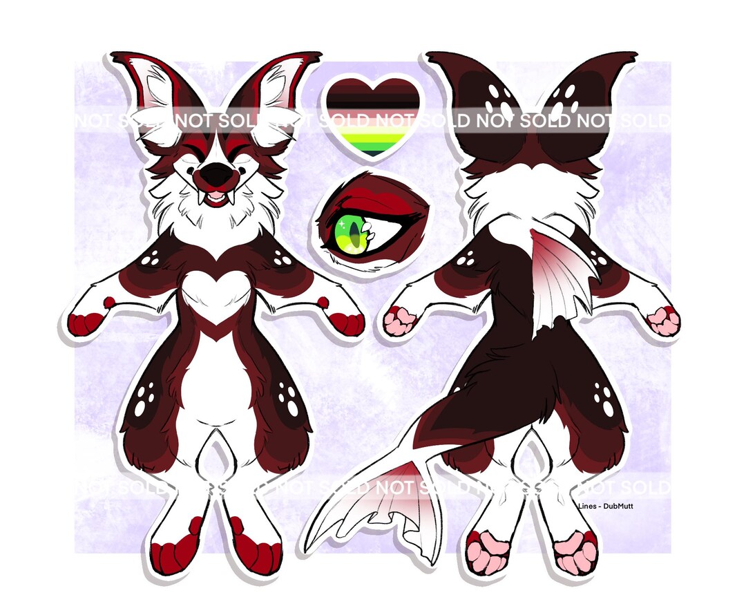 Manokit Reference Fursona Adopt - Full Reference (ref Sheet) - Etsy