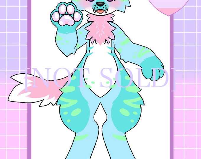 Canine Adoptable Chibi OC Reference - Etsy