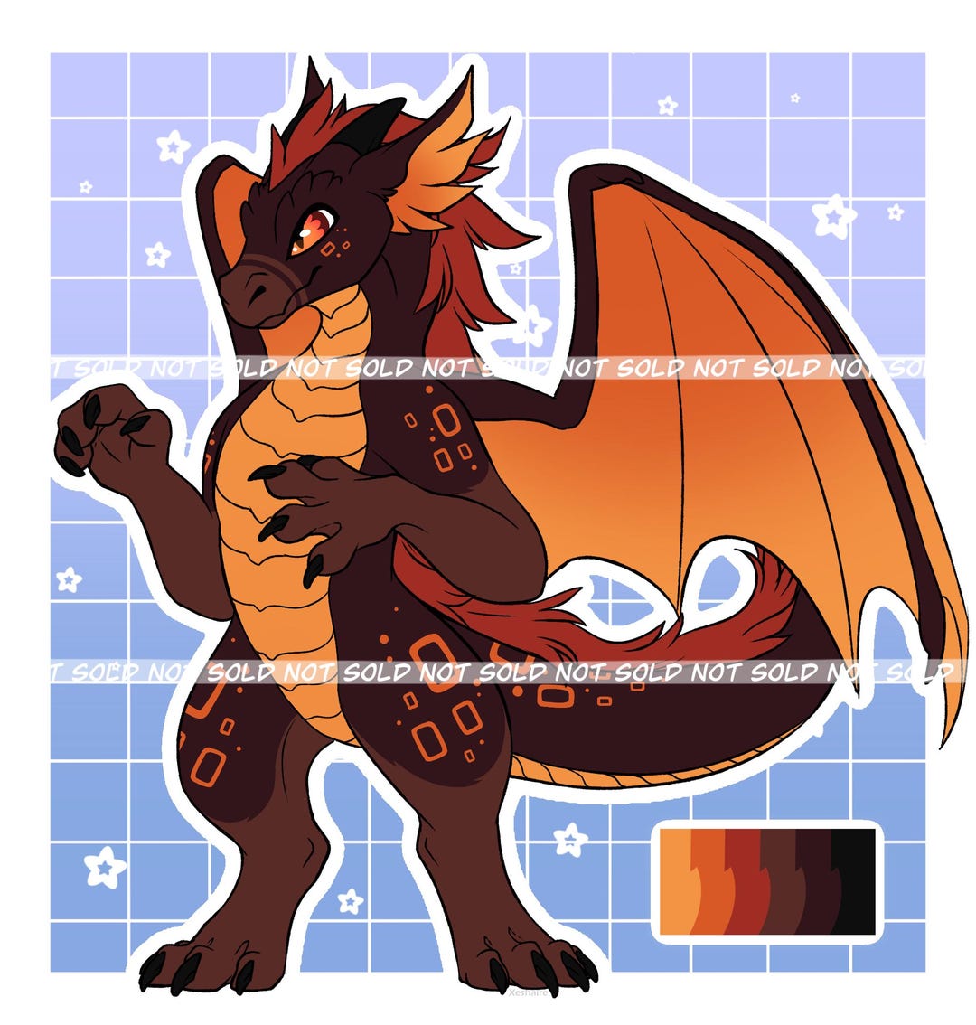 Kobold Reference Fursona Adopt - Etsy