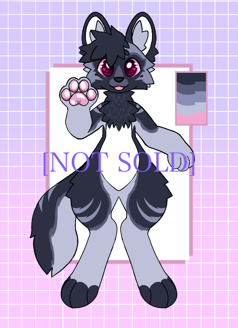 Canine Fursona Adoptable Chibi OC Reference - Etsy