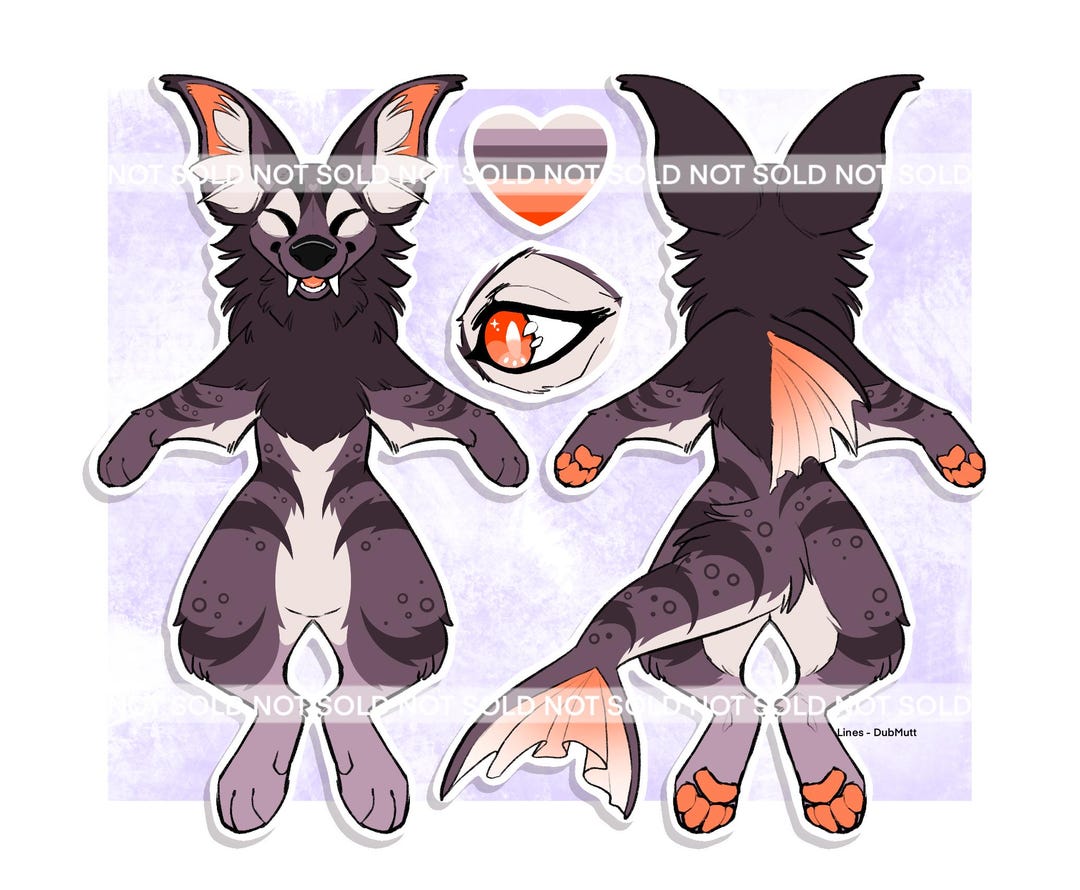 Manokit Reference Fursona Adopt - Full Reference (ref Sheet) - Etsy