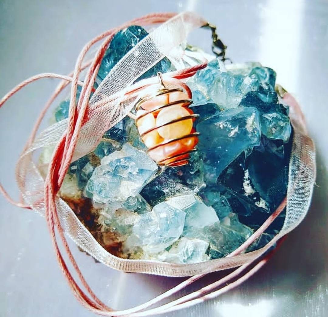 Crystals in Cages. Pretty as a Picture Petite Pink Opals to - Etsy