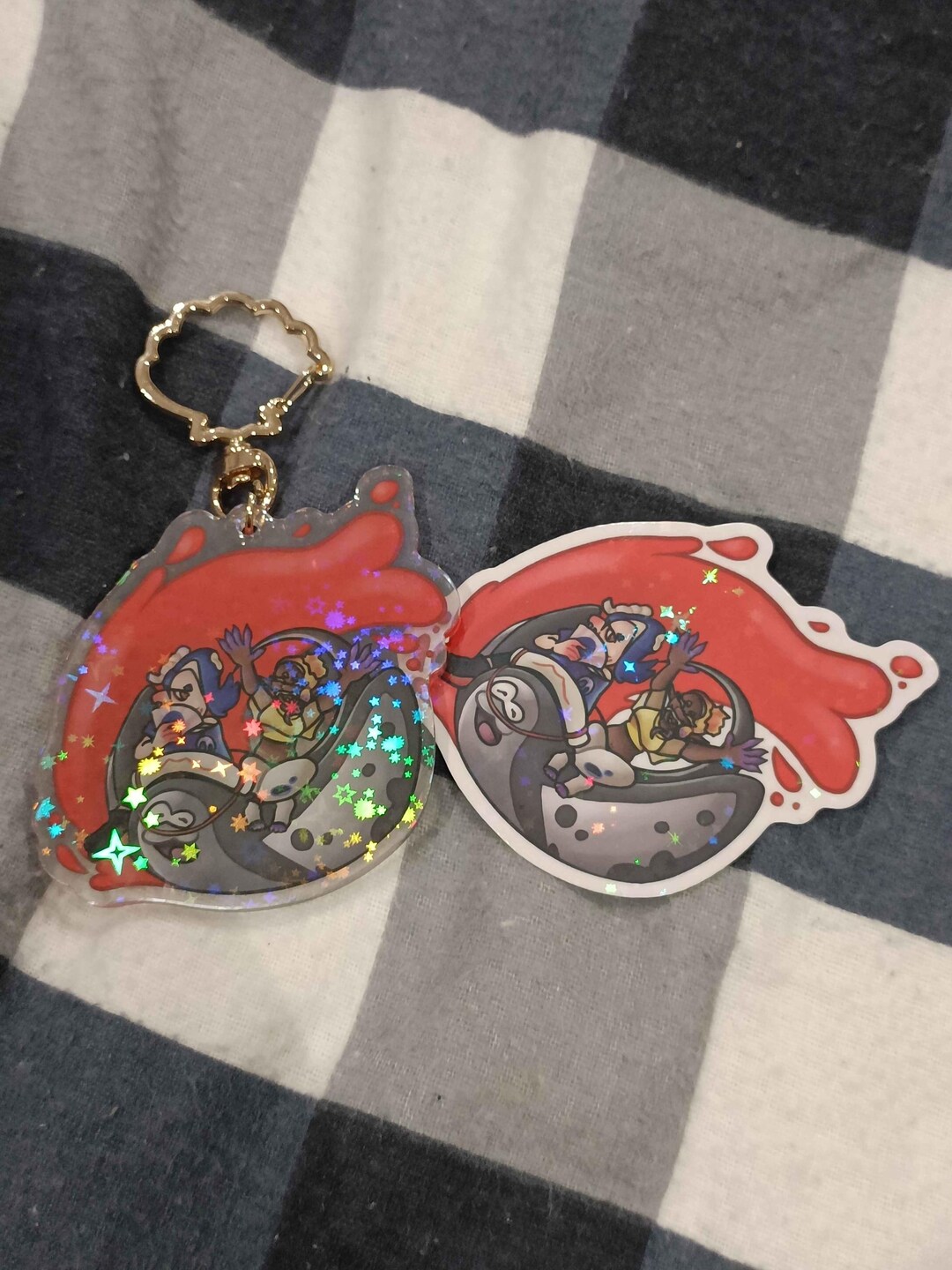 Splatoon 3 - Deep Cut - Sticker & Keychain - Etsy