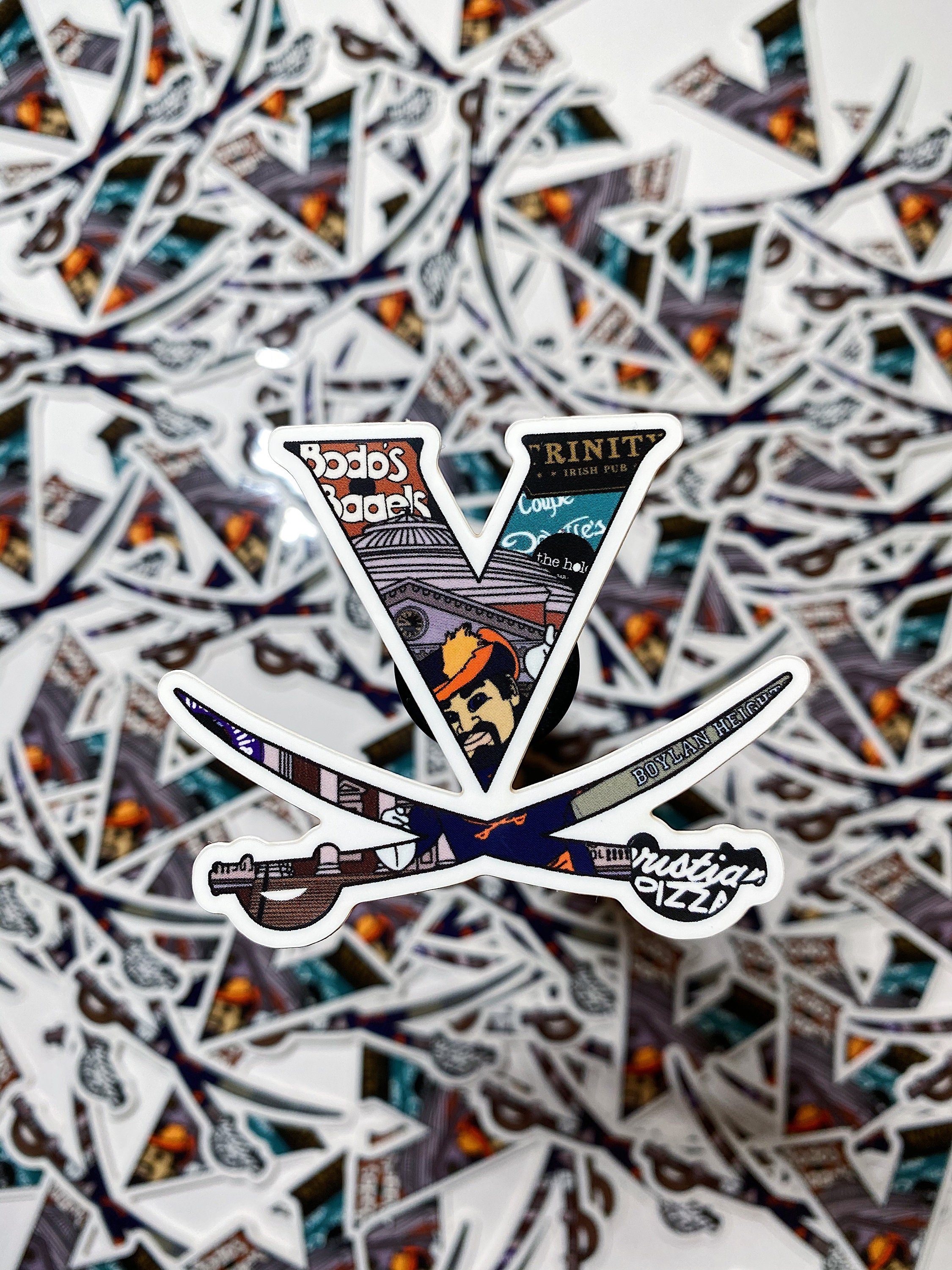 University of Virginia | UVA | Custom Waterproof Sticker | Personalized ...