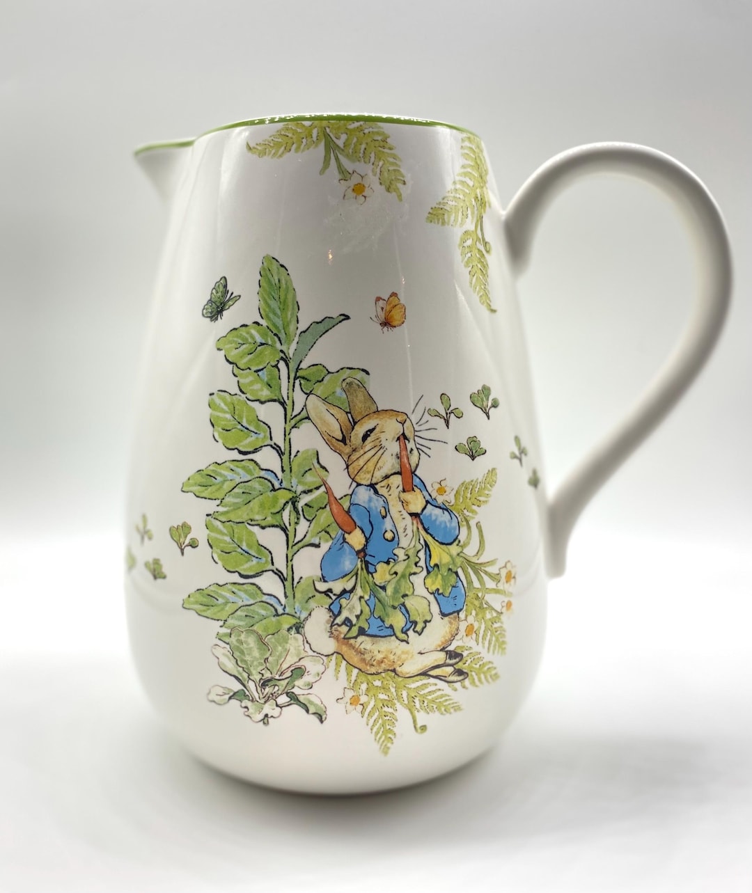 Vintage Pottery Barn Peter Rabbit Pitcher - Etsy