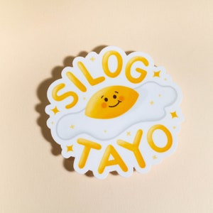 Silog Tayo Filipino Sticker | Waterproof Vinyl Sticker 3” X 3” - Etsy
