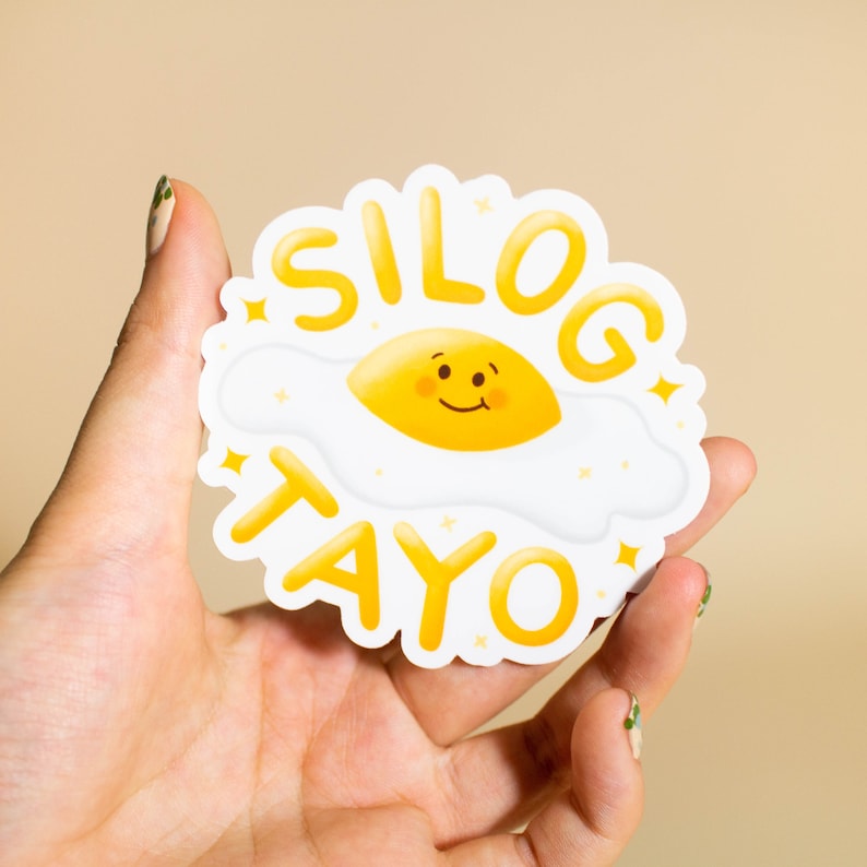 Silog Tayo Filipino Sticker | Waterproof Vinyl Sticker 3” X 3” - Etsy