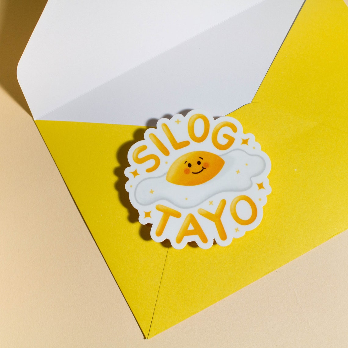 Silog Tayo Filipino Sticker Waterproof Vinyl Sticker 3 X 3 | Etsy