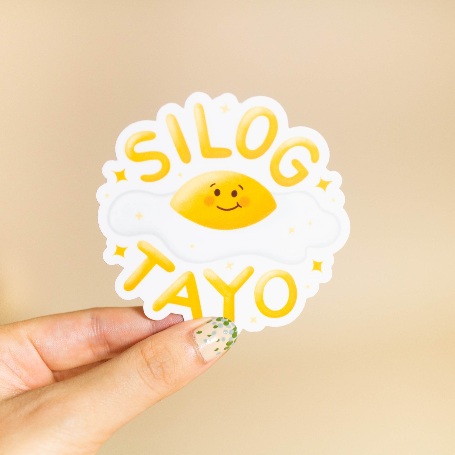 Silog Tayo Filipino Sticker Waterproof Vinyl Sticker 3 X 3 | Etsy
