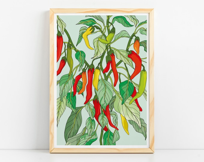 Chili Pepper Rug - Etsy