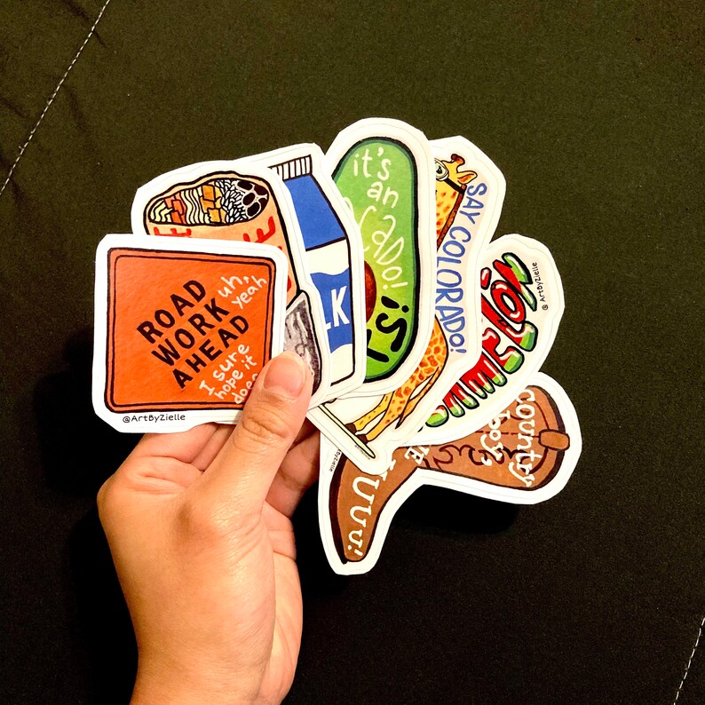 Assorted Vine Stickers 3x2 Vinyl Stickers Hand Drawn - Etsy