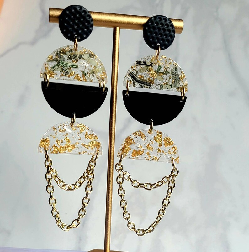 Goddess Collection Resin Statement Earrings - Etsy