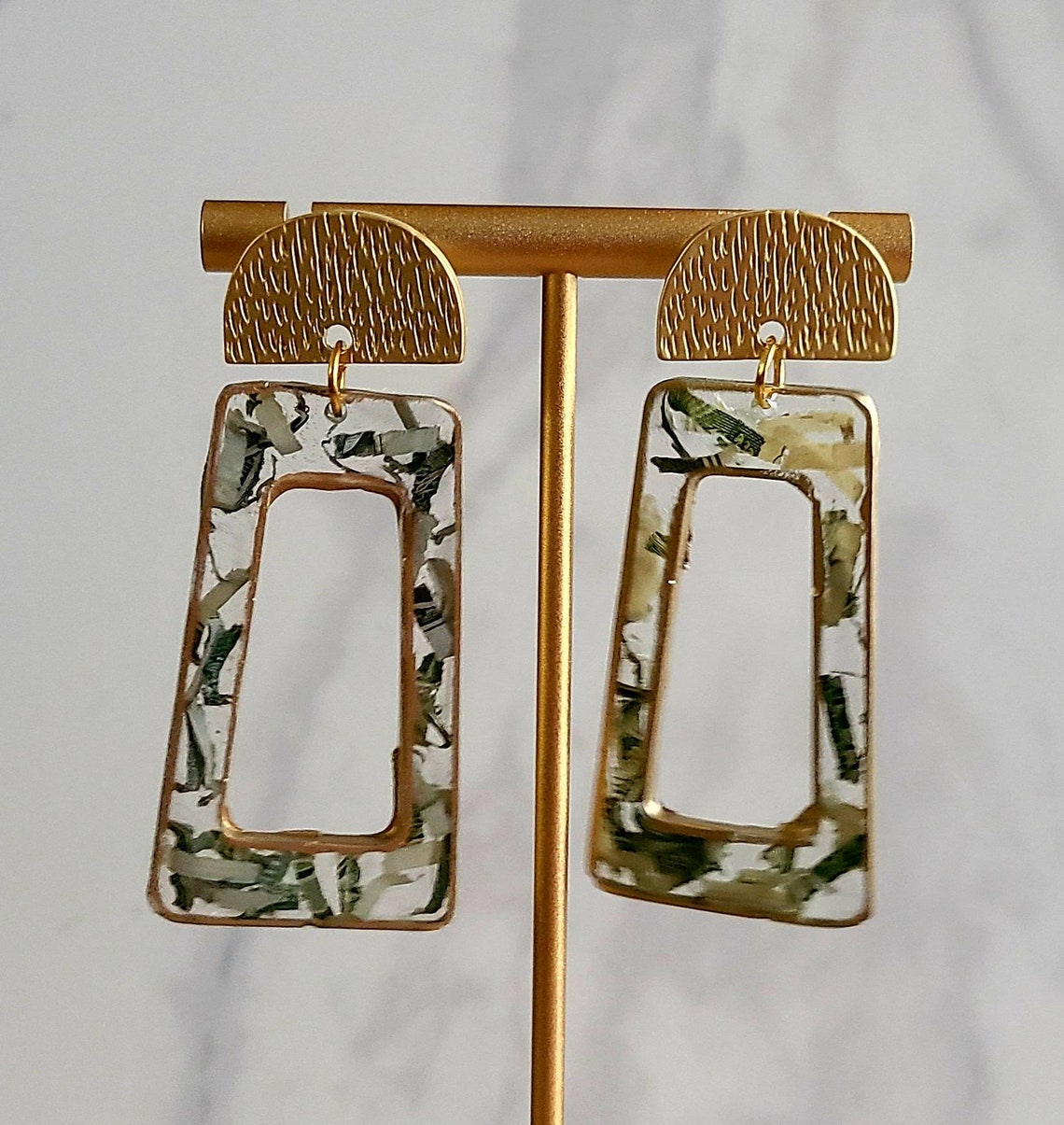 Goddess Collection Resin Statement Earrings | Etsy