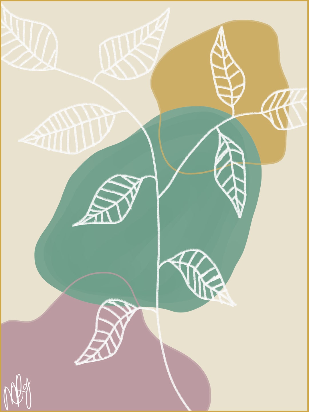 Simple Boho Digital Art Print Download - Etsy