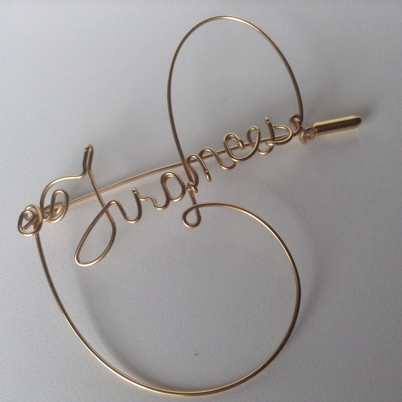 Wire Name Pin - Etsy