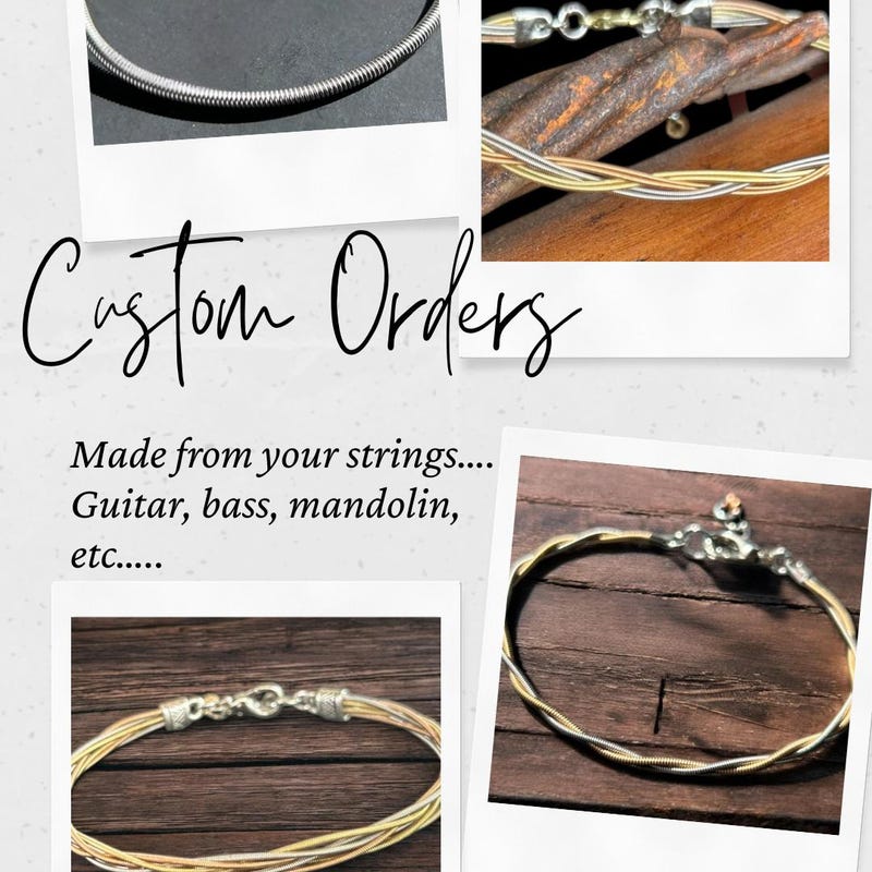 Guitar String Bracelets - Etsy