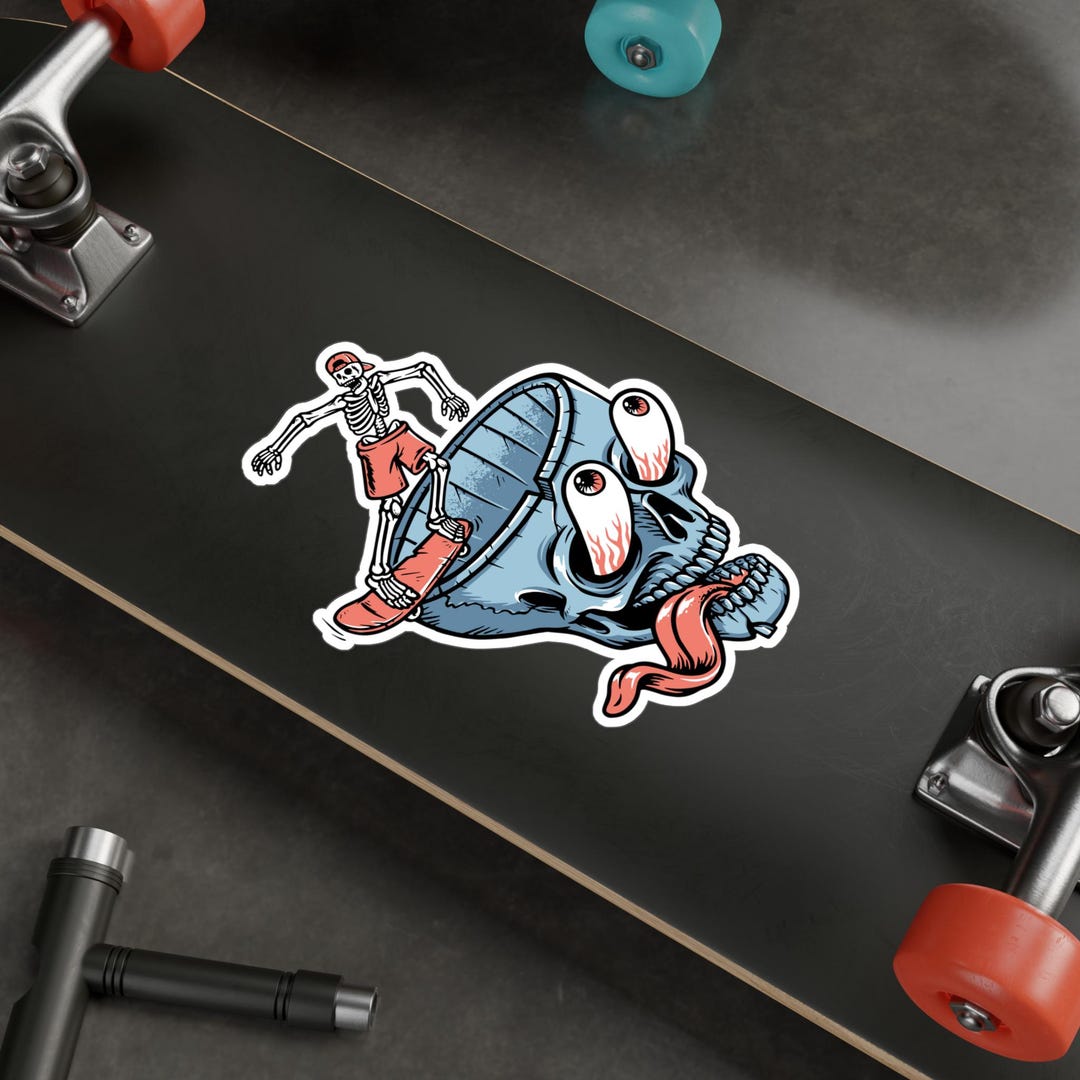 Skate or Die Sticker #7 / Decal / Laptop / Skateboard / Skater ...