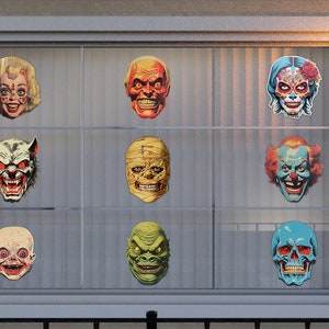 Printable Halloween Mask "monsters 76" Creepy Baby #2 Mask / Décor - Etsy