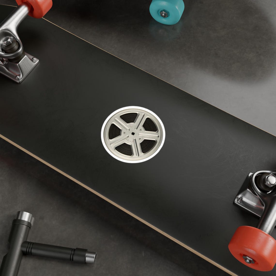 Film Reel #1 / Decal / Laptop / Skateboard - Etsy
