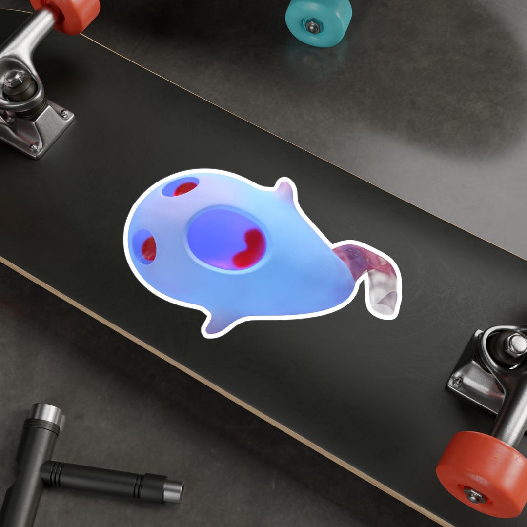 Halloween Blue Boo Sticker #1 - Etsy