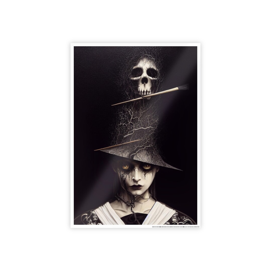 Lady in Black #1 Glossy Poster - Etsy