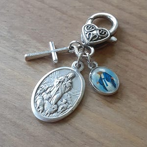 Jesus Good Shepherd/catholic Pull Charm/blessed Virgin Mary/holy Family ...