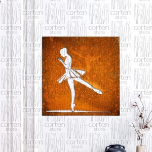 Metal Wall Art. Ballet Dancer. Ballet Wall Decor. Industrial Home ...