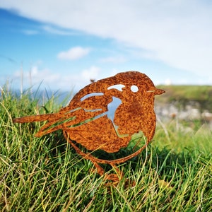 Rusty Garden Decor Metal Bird Rusty Garden Art Corten Bird - Etsy
