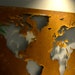 Large Metal World Map. Metal Wall Decor. Wall Art World Map. - Etsy