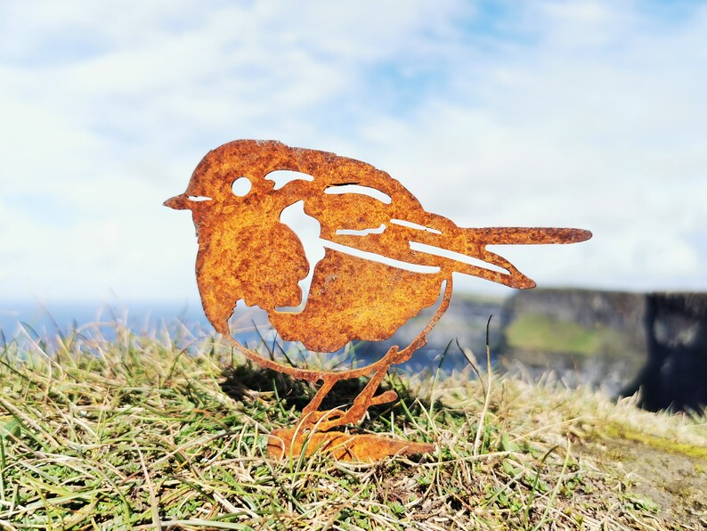 Rusty Garden Decor Metal Bird Rusty Garden Art Corten Bird | Etsy